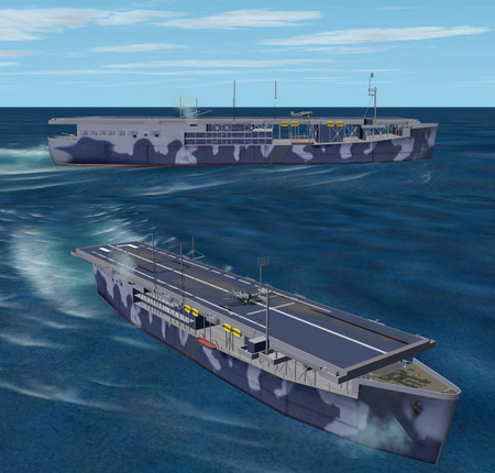New textures for Stuart277 USN CVE 1 Long Island | SOH Forums
