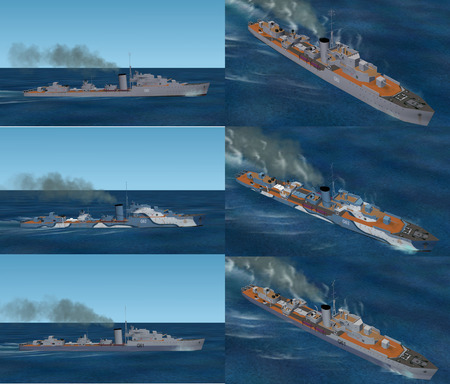 New textures for Stuart277 RN Q Class Destroyers | SOH Forums