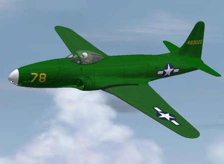 Lockheed XP-80A Shooting Star "Green Hornet" Skin | SOH Forums